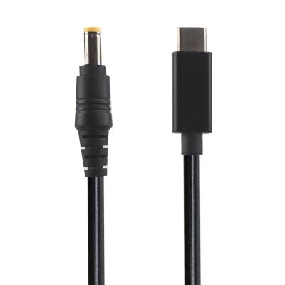 China USB-C to DC Step Up Cable Converter 12V 20V 100W for Laptop Router Charger with Multiple DC Plug Options for sale