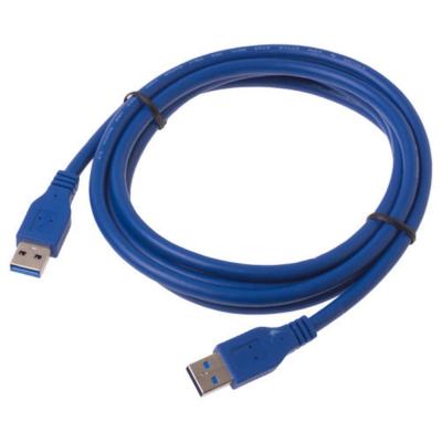 China USB 3.0 Male to Male Cable 5Gbps 3A Fast Charging 0.3m Length for Computers and Mobile Devices for sale
