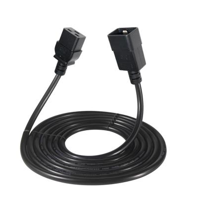 China IEC C19 to C20 Power Cord 1.5m 250V 16A for Server PDU UPS for sale