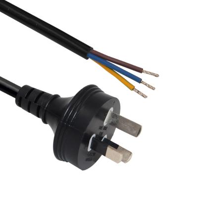 China SAA Certified AU 3-Pin Power Cable with C13 Connector - 1.8m Black PVC Cord for sale