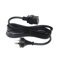 China Australia 3 Pin Plug to IEC C19 Power Cord 6ft PVC Jacket for Server PDU for sale