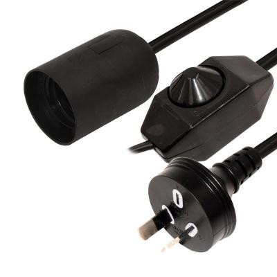 China AU Plug Salt Lamp Power Cord with Dimmer Switch 1.8m 250V 10A for sale