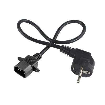 China CEE 7/7 to IEC C14 Power Cable 250V 16A VDE Certified Schuko Plug for sale
