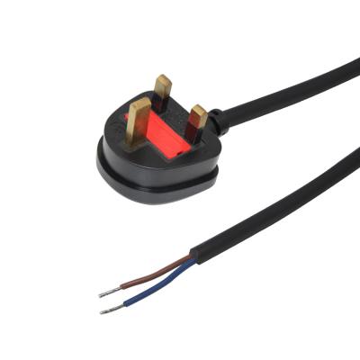 China UK BS1363 to IEC C13 Power Cord H05VV-F 3x0.5mm² 13A 220V with Multiple Length Options for sale