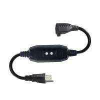 China NEMA 5-15P to 5-15R GFCI AC Power Cord 4ft 125V 15A Black Extension Wire for sale