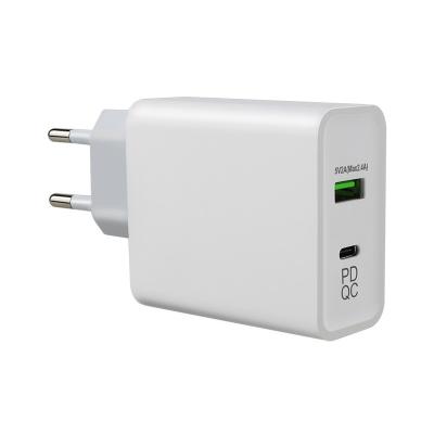 China 45W GaN PD Fast Charger EU Plug with USB-C and USB-A Ports for Phones and Laptops for sale