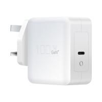 China 100W GaN USB-C Fast Charger with PD QC3.0 - 75×75×28mm Compact Design for Mobile Phones and Laptops for sale