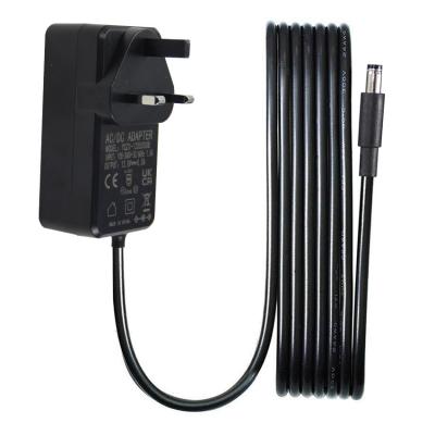 China 12V 5A AC to DC Power Adapter with UK 3-Pin Plug - Universal 110-240V Input, Multiple DC Connector Options for sale