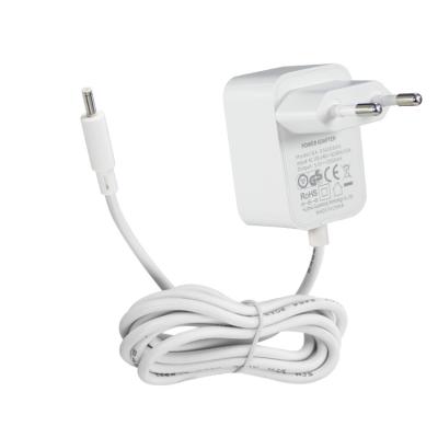 China 5V 1A 2A 3A EU Plug AC to DC Power Supply Adapter with 100-240V Input and CE/FCC Certification for sale