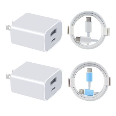 China 20W USB-C Fast Charger with Power Delivery 3.0 - 5V/3A 9V/2.22A 12V/1.67A Output for iPhone 15, Samsung Galaxy, iPad for sale