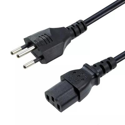 China SEV 1011 Swiss Type J to IEC C13 Power Cable 10A 250V 1.2M Black for sale