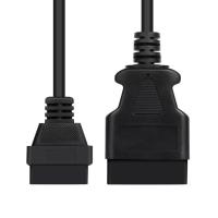 China 14Pin to 16Pin OBD2 Diagnostic Cable 12V 24V for Motorcycle Truck for sale