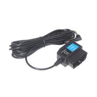 China 16 Pin OBD2 to DC5.5x2.1 Power Extension Cable 12-24V 50W 1.5m for sale