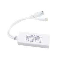 China 48V to 24V 12V 5V POE Splitter with RJ45 Connector 1Gbps 12W Output Power for Network Devices for sale