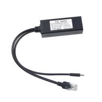 China 48V to 5V 2.4A POE Splitter USB-C 12W IEEE 802.3af/at for sale