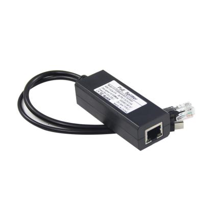 China 48V to 24V PoE Splitter 1Gbps IEEE 802.3af for Security Cameras 12W for sale