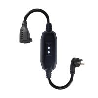 China NEMA 5-15P to GFCI Surge Protector Power Cord 20A 6 Outlets 4000 Joule for sale