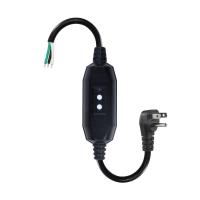 China NEMA 5-15P to 5-15R GFCI Power Cord 10A-15A 125V Black Heavy Duty Extension for sale