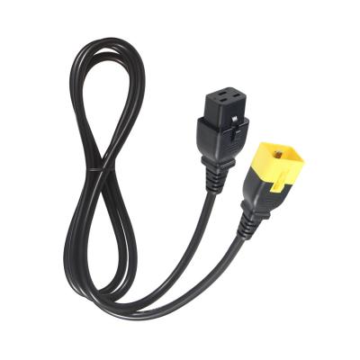 China C20 to C19 Power Cord 0.8M 250V 10A ROHS Certified IEC 60320 AC Cable for sale