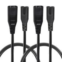 China 0.8M C7 to C8 Power Cord 18AWG PVC Jacket ROHS Certified for sale