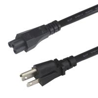 China NEMA 5-15P to IEC C5 Power Cord 6ft 125V 10A for Laptops Monitors for sale