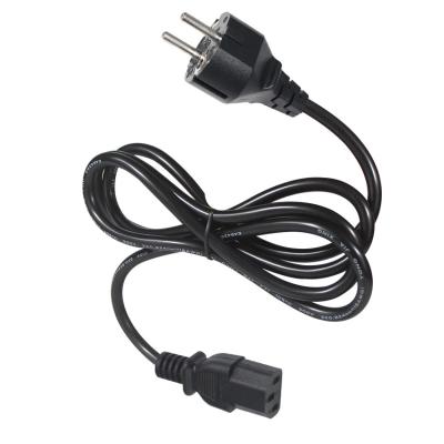 China VDE Certified CEE 7/7 3-Pin Plug with C13 Connector for sale