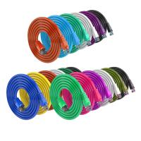 China Cat5e Ethernet Cable 24AWG Copper UTP STP RJ45 Male to Male 350MHz 1000Mbps for sale