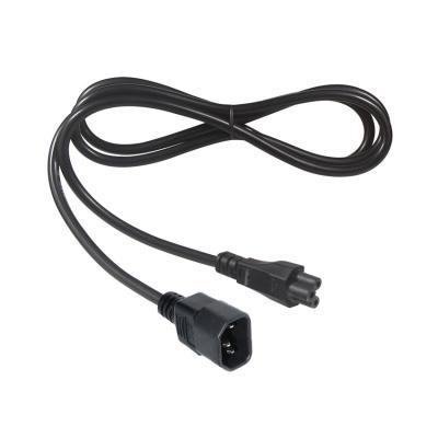 China IEC C5 to C14 Power Cord 10A 1.8m Bare Copper Cable for Computer and Industrial Equipment for sale