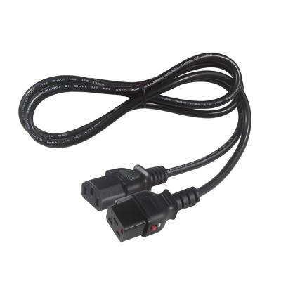 China C19 to C13 AC Power Cord 16A 250V 1M PVC Jacket IEC 60320 for sale