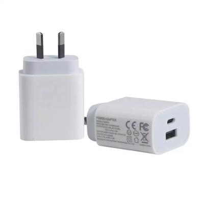 China 20W GaN USB C PD Fast Charger QC3.0 Wall Adapter for Phone Laptop AU Plug for sale