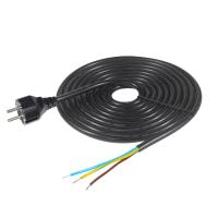 China VDE Certified H05VV-F 3G 0.75mm2 EU Power Cord 1.8m Copper for sale