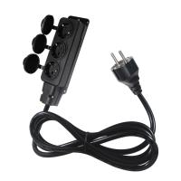 China VDE Certified EU 3-Pin Power Cord with Schuko Plug for sale
