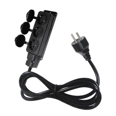 China VDE Certified EU 3-Pin Power Cord with Schuko Plug for sale