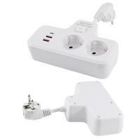 China QC3.0 EU Power Adapter 2A+1C Ports 2500W VDE Certified Schuko CEE 7/7 Charger for sale