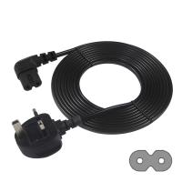 China UK Plug to IEC C7 Power Cord 1m Pure Copper PVC Jacket for sale
