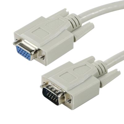 China DB15 Male to Female Extension Cable 6ft Copper PVC 220V-250V for sale