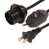China US 2Pin to E26 Dimmer Switch Power Cord 1m 250V for Salt Lamps for sale