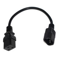 China IEC C14 Male to C19 Female Power Extension Cable 16A 250V for PDU UPS Server Rack for sale