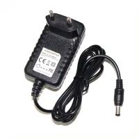 China 12V 1A EU Power Adapter AC to DC 5.5x2.1mm CE Certified for sale
