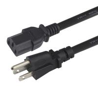 China NEMA 5-15P to C13 Power Cord 125V 10A-15A for Computers, Servers & UPS Systems for sale