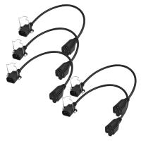 China 16AWG NEMA 5-15R to IEC C14 Screw Power Cord 10A 125V USA Standard PVC for sale