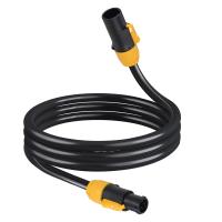 China 20A PowerCon True1 Extension Cable SAC3FCA to SAC3FCB IP65 for sale