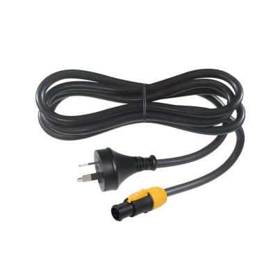China PowerCON True1 Male to AU 3Pin Plug NAC3FCA SAA Extension Cord 1.5mm Heavy Duty Cable 15A 250V for sale