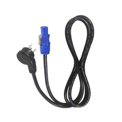 China NEMA 5-15P to PowerCon NAC3FCA 14AWG 3M Pro Audio Power Cord 15A 125V for sale