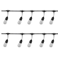 China G40 Globe LED String Lights 25ft 50ft 100ft Outdoor Patio Cable Cord IP65 Waterproof 2700K Warm White for sale