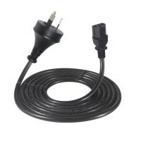 China SAA Certified AU 2-Pin to C13 Power Cord 250V 10A H05VV-F 1.5m for sale