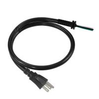 China NEMA 5-15P to SR 3-Prong Power Cord 18-14AWG Black 1.8M Custom Lengths for sale