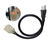 China 6ft NEMA 5-15P to 5-15R Extension Cord 16AWG 125V 15A 3-Prong Power Cable for sale