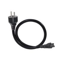 China EU to C5 Power Cord 2m Black RoHS Compliant Pure Copper 2.5A 250V for sale