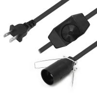 China NEMA 1-15P to E14 Dimmable Socket Adapter Cable 18AWG SPT-2 for sale
